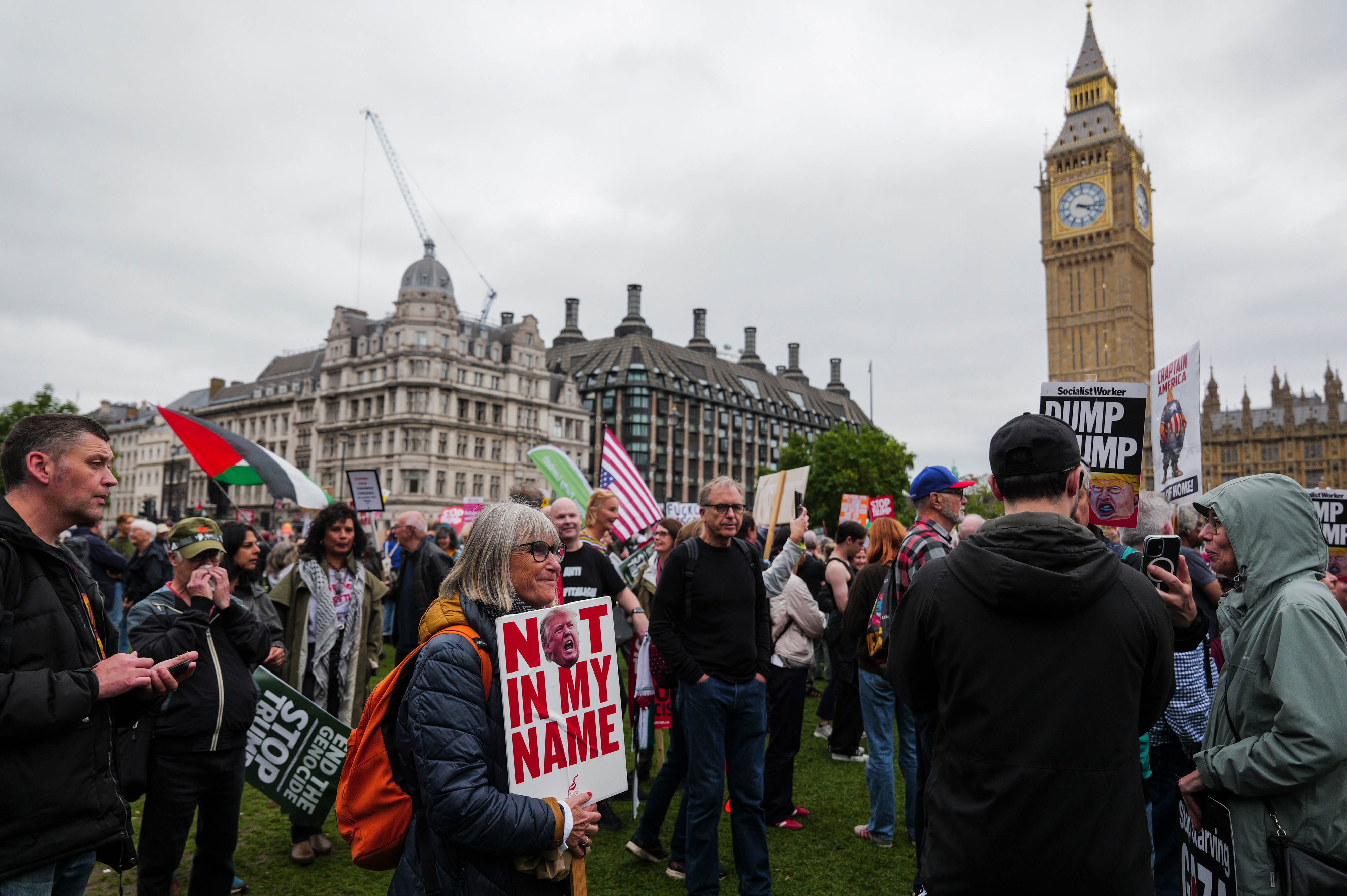 Major Anti-Trump Demonstration Takes Place in London