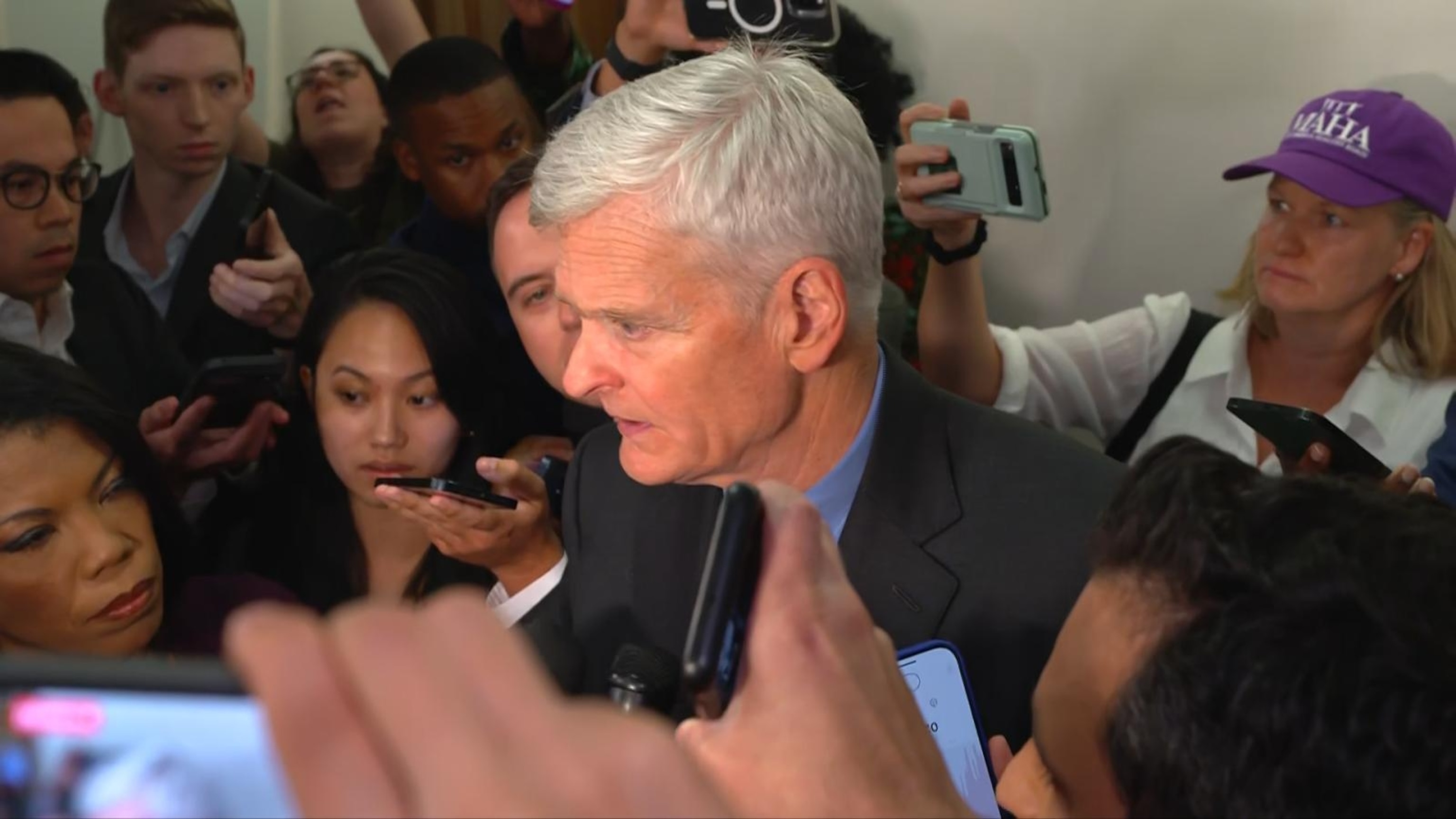 Sen. Bill Cassidy speaks after fired CDC director's hearing