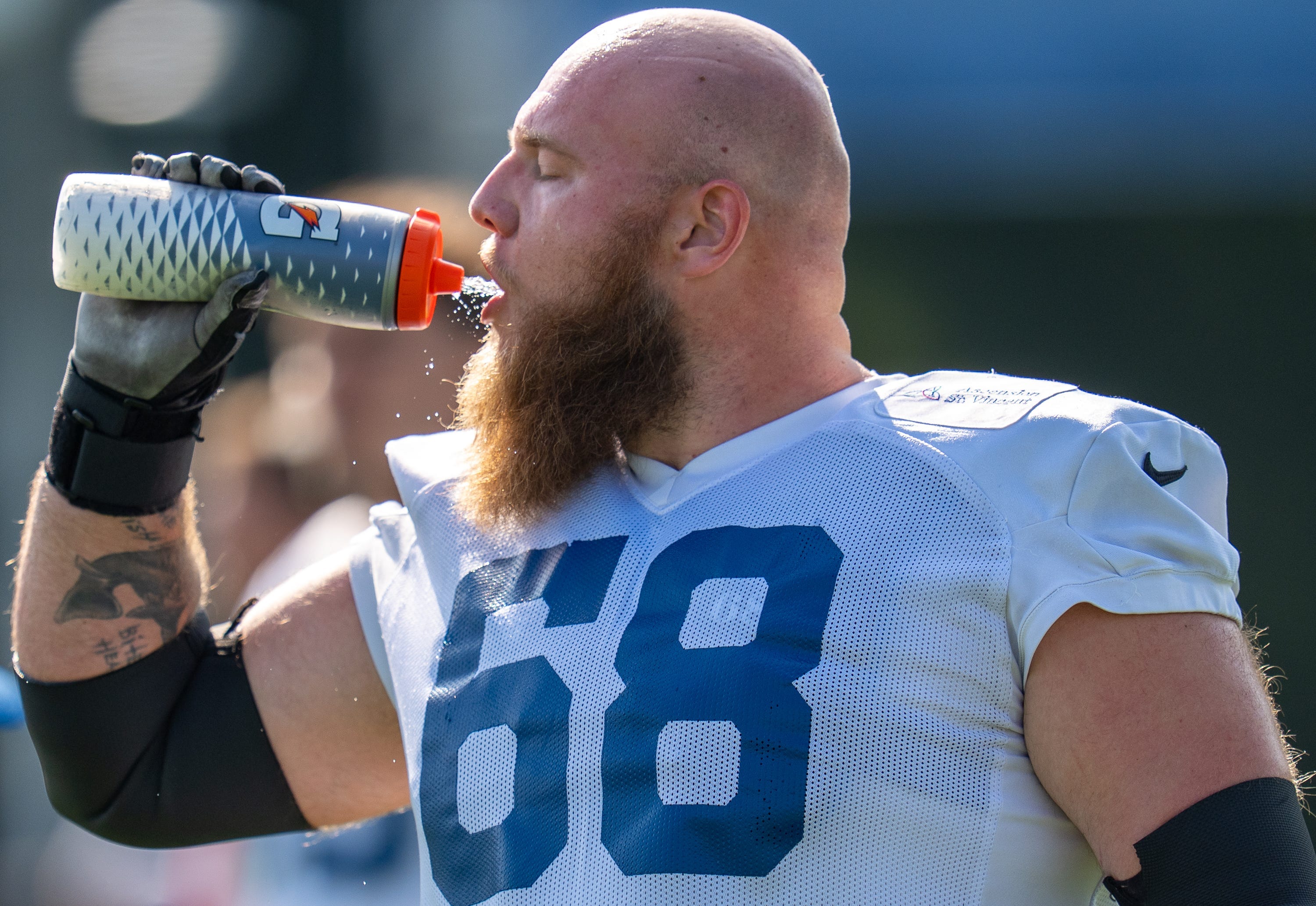 Colts OL Dalton Tucker intentionally drew 'leverage' penalty vs. Broncos