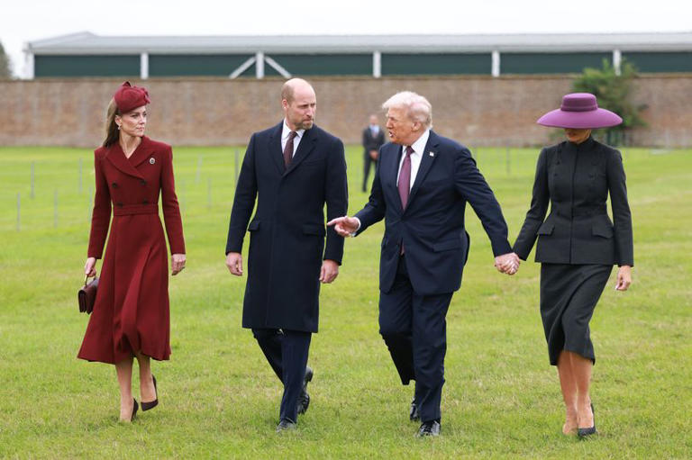 Donald Trump humiliated in photo with Prince William as true height exposed