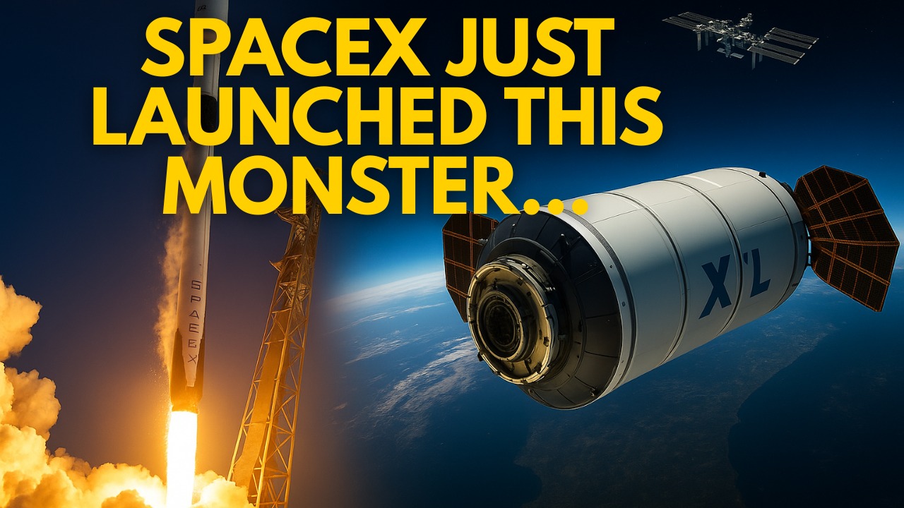 SpaceX Launches Biggest-Ever Cygnus Cargo Ship on Historic ISS Mission