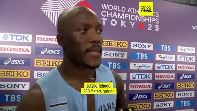 Letsile Tebogo qualifies for 200m semi-finals in Tokyo championships