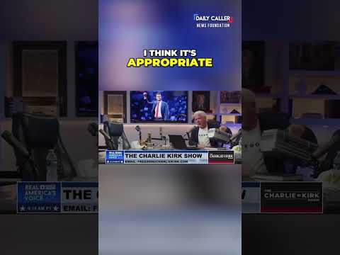 Glenn Beck HONORS Charlie Kirk by placing Rush Limbaugh’s golden mic in front of Charlie’s mic.