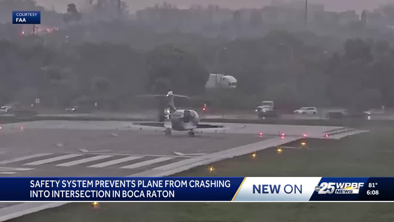 Safety system halts jet overrun at Boca Raton Airport, prevents ...