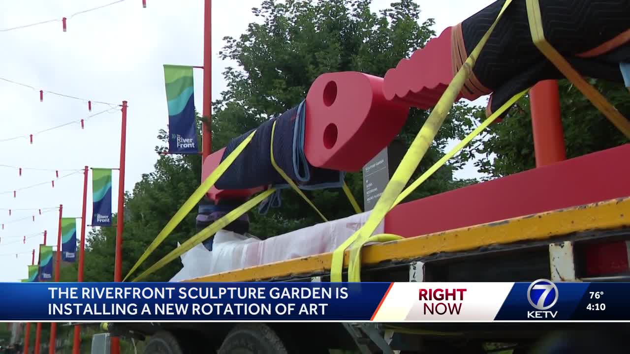 Riverfront sculpture garden to install new rotation of art
