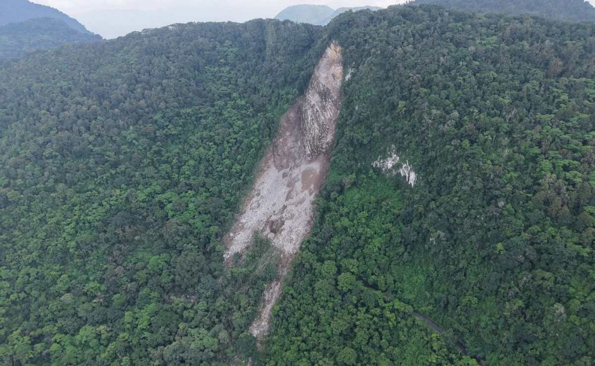 Desgajamiento de cerro en Hidalgo, mantiene cerrado tránsito vehicular ...