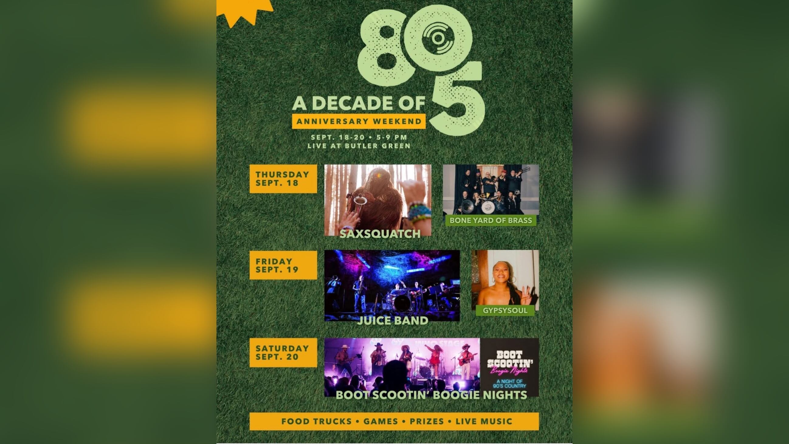 Three days of live music to be celebrated at Campus 805 this week