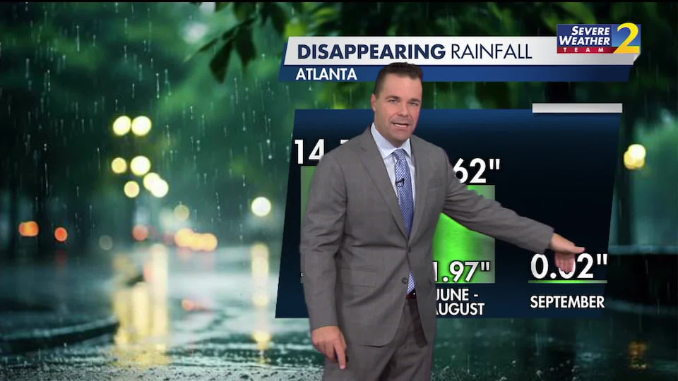 It's been dry lately, but that's going to change