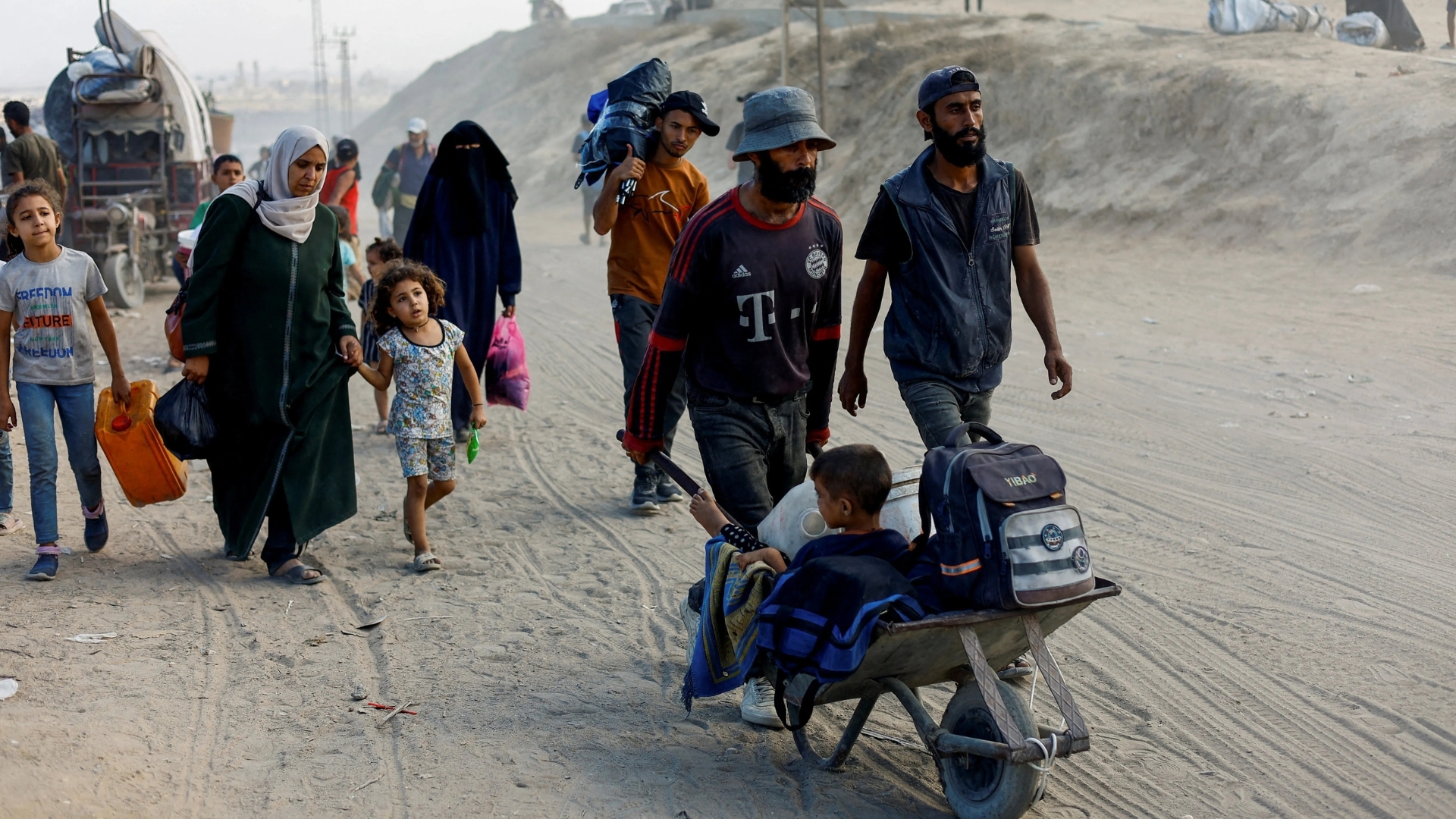 Israel's forced displacement: Palestinians in Gaza city prepare to move ...