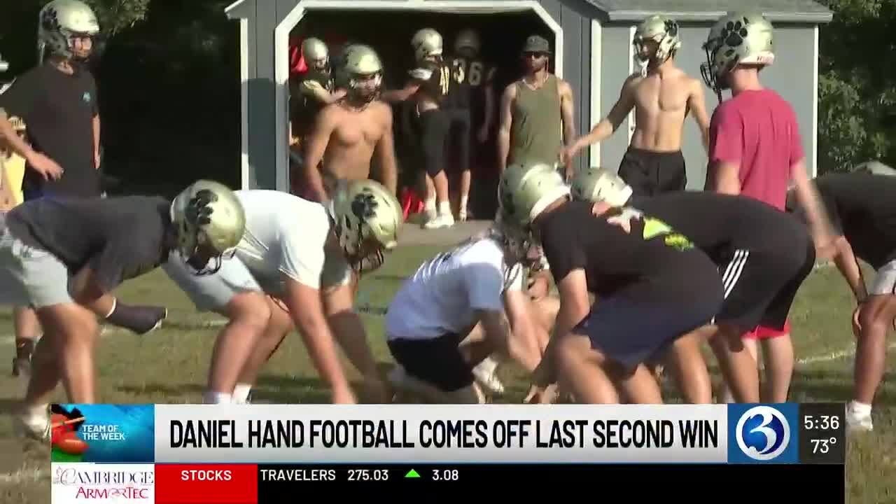 The Daniel Hand Tigers are the High School Football Team of the Week