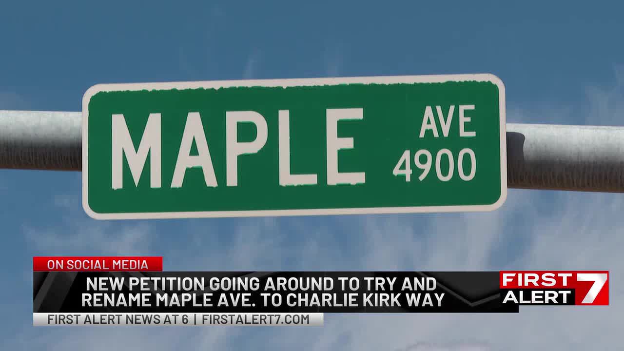 Petition seeks to rename Maple Ave. to “Charlie Kirk Way” in Odessa