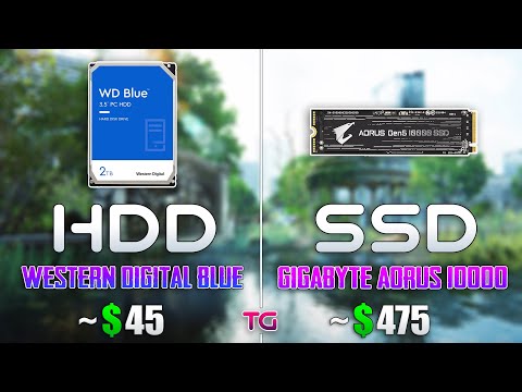 Regular HDD vs Fastest SSD PCIe 5.0 Loading Games