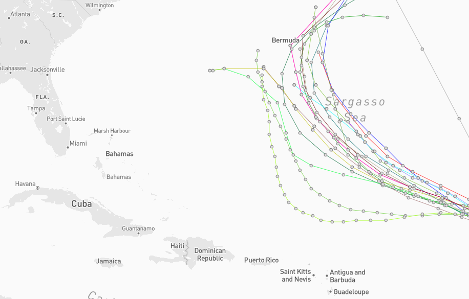 See spaghetti models for Tropical Storm Gabrielle. Will Florida see any ...