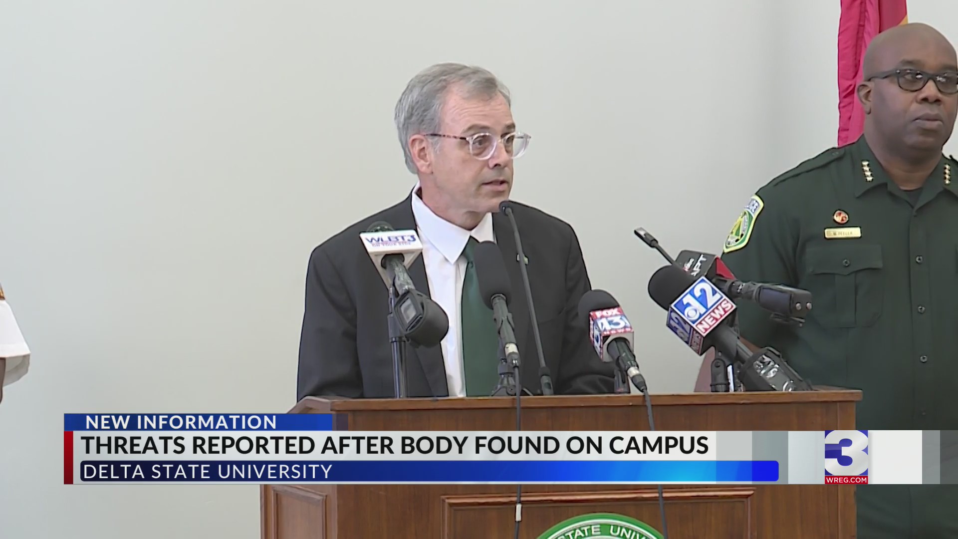 Threats reported after body found on campus