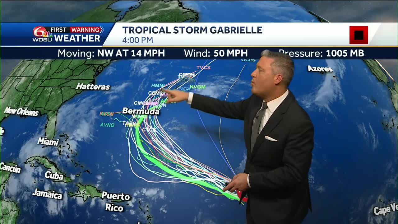 Late summer heat, Tropical Storm Gabrielle, and two tropical waves in ...