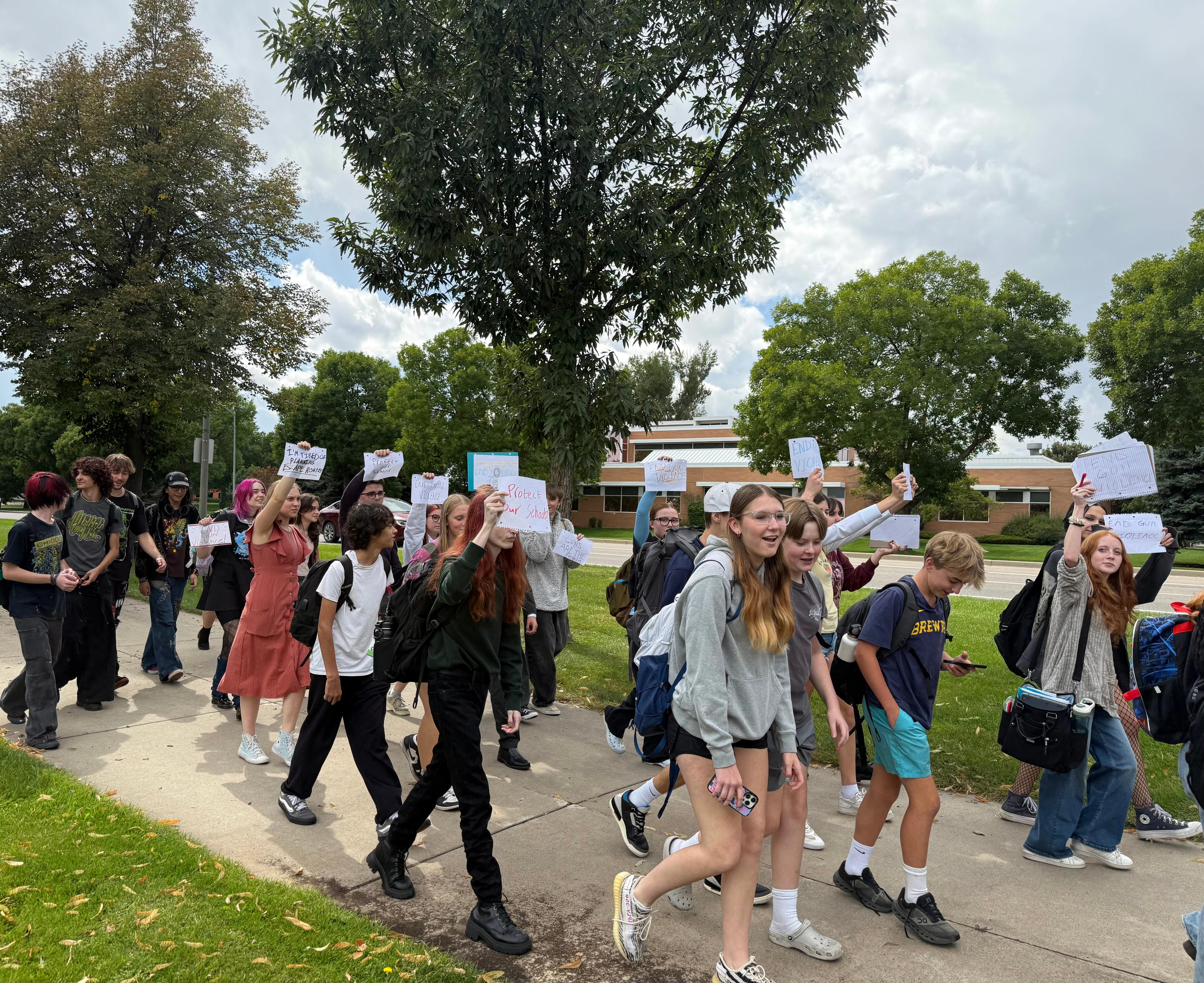 Fort Collins High School students join statewide walkout to protest ...