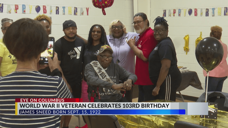 World War II veteran celebrates 103rd birthday