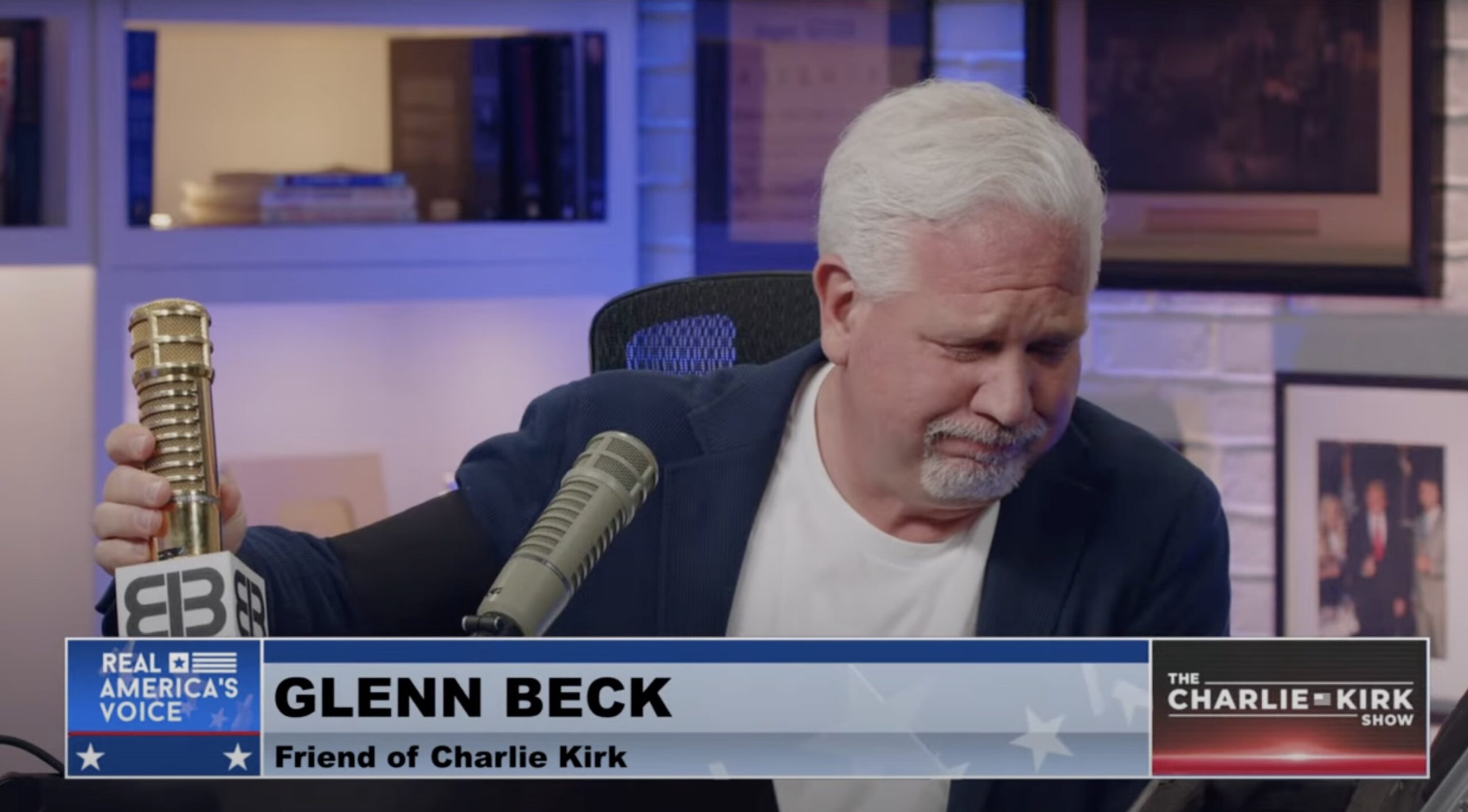 Glenn Beck Chokes Up While Guest Hosting Charlie Kirk’s Show ...