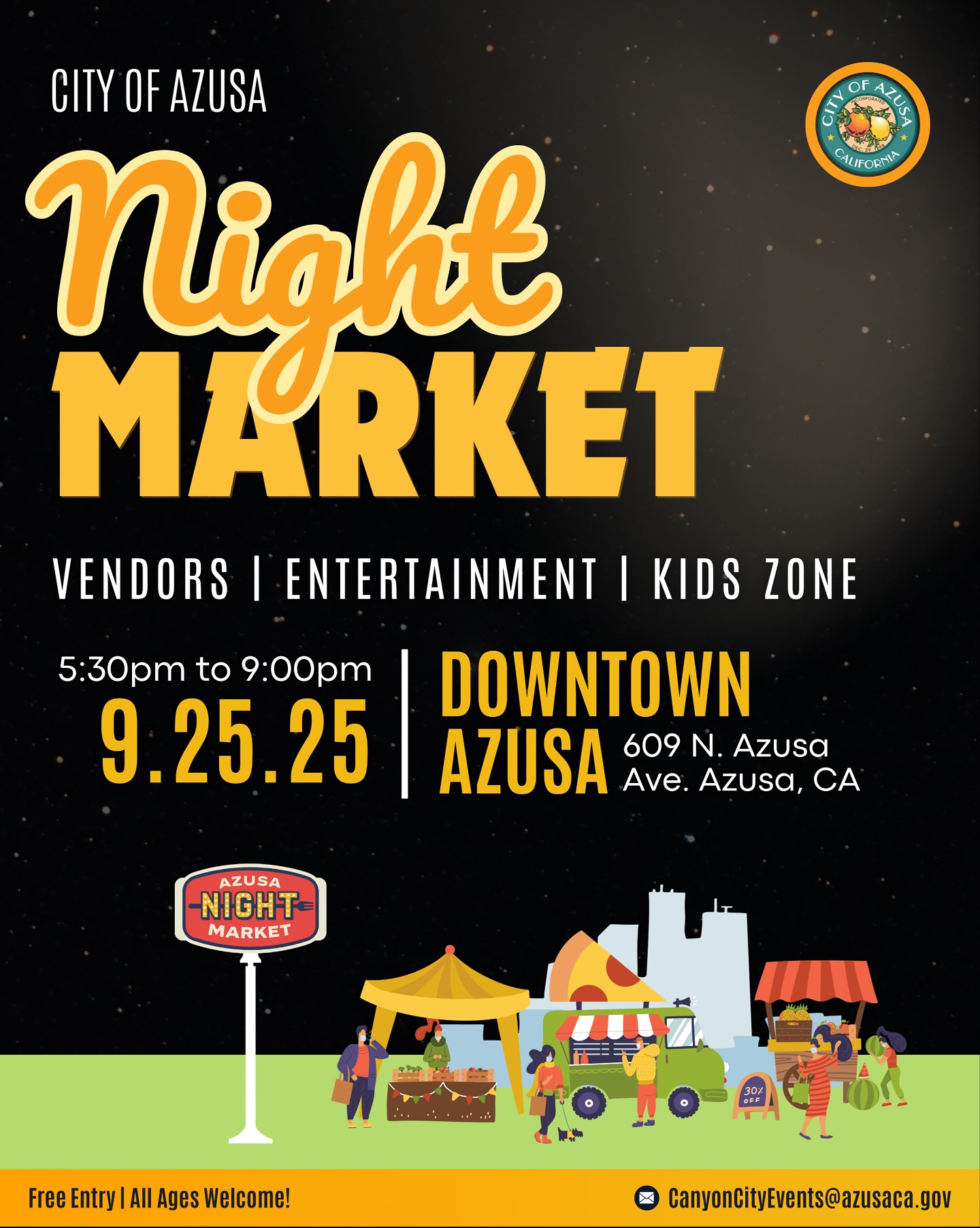 Azusa’s first Night Market set for next week
