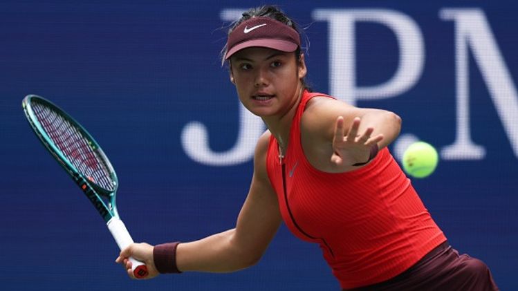 Emma Raducanu breaks down in tears during emotional first-round match ...