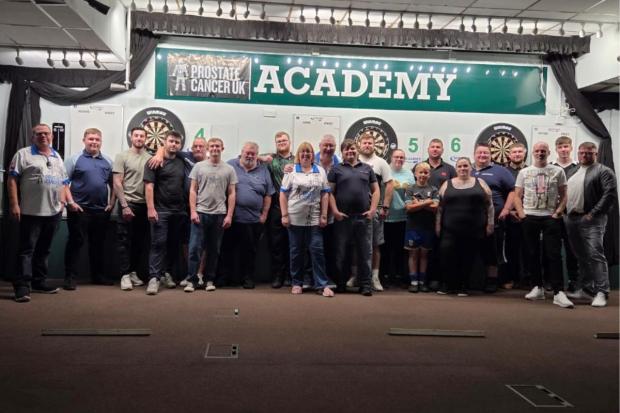 Darts competition raises hundreds for Prostate Cancer charity