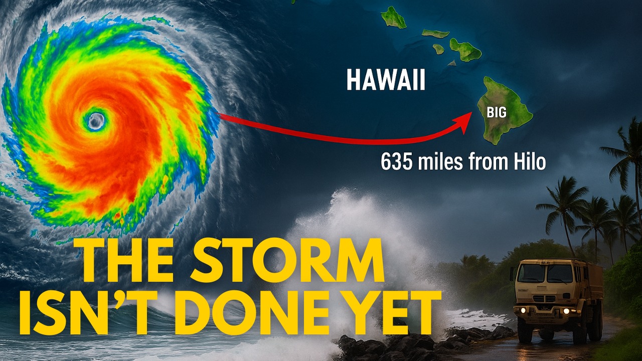 Hurricane Kiko Nears Hawaii: State of Emergency Declared