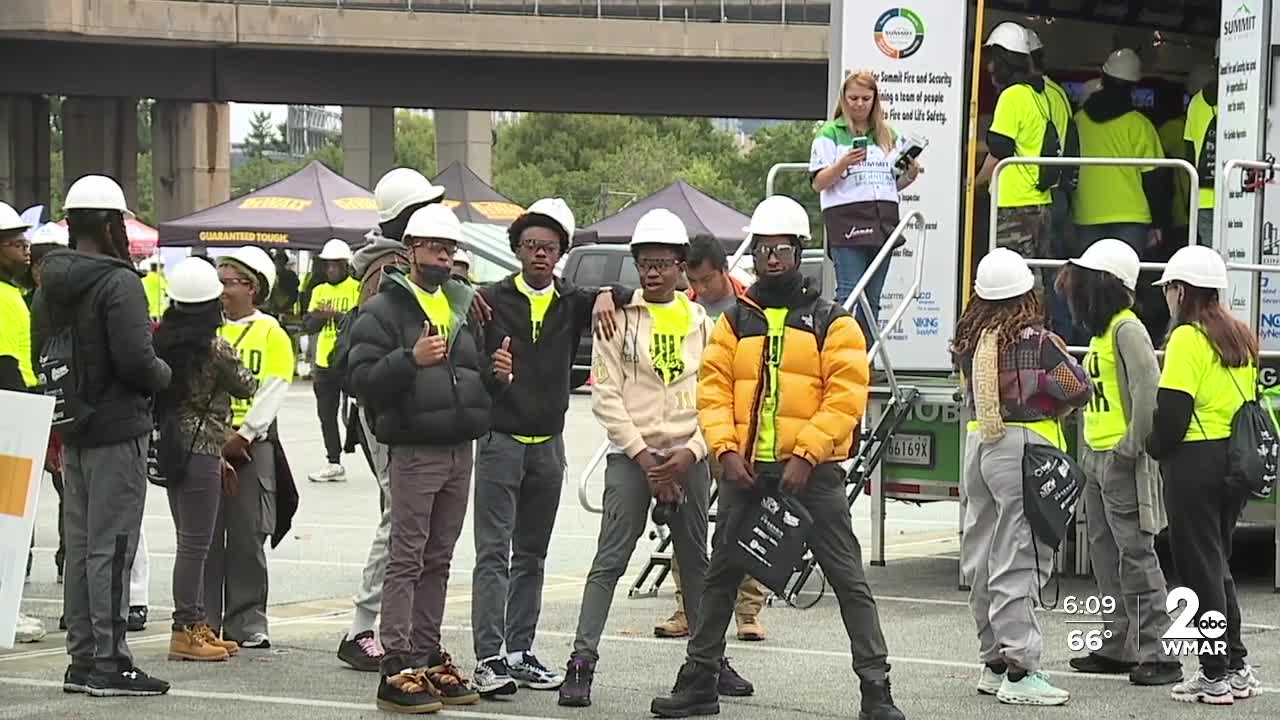 Baltimore students explore construction careers at hands-on fair ...