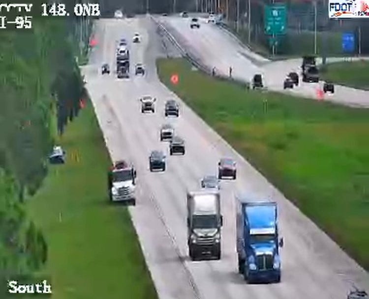 Jeep driver arrested after nearly striking deputy, fleeing onto I 95 ...