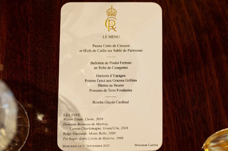 King Charles menu for Donald Trump banquet revealed but president will ...