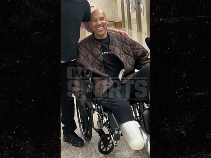 LaVar Ball Debuts New Prosthetic Leg, 'I'm Back, Baby!'