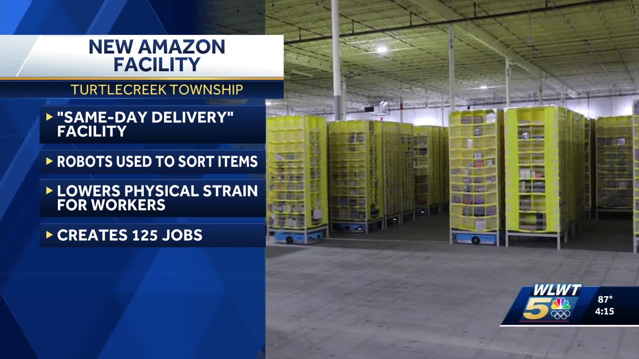 Amazon expands in Cincinnati with same-day delivery site, 125 new jobs