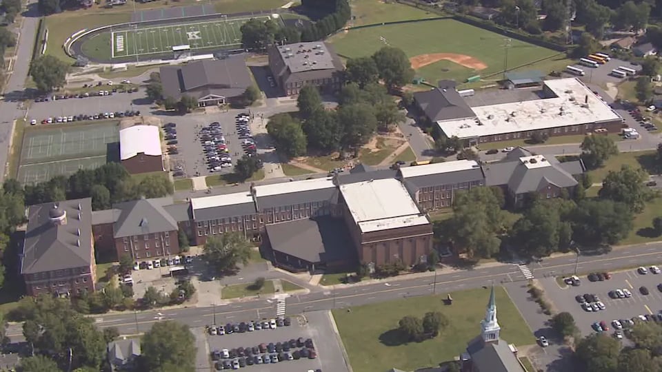 Police secure weapon found in car break-in at A.L. Brown High School