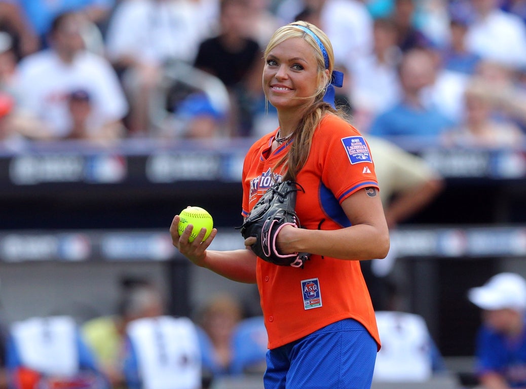 Jennie Finch, American softball icon and SI Swim alum, in photos
