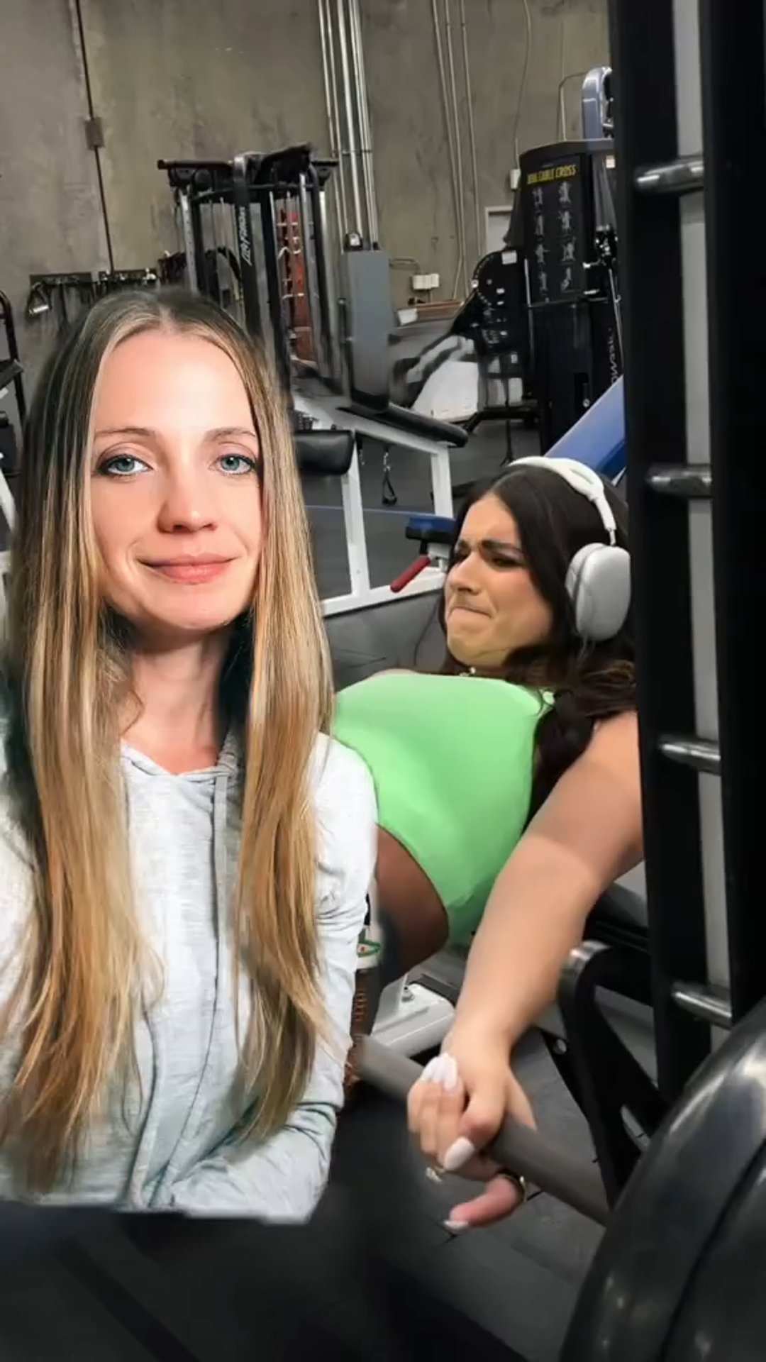 Man saves woman at the gym!