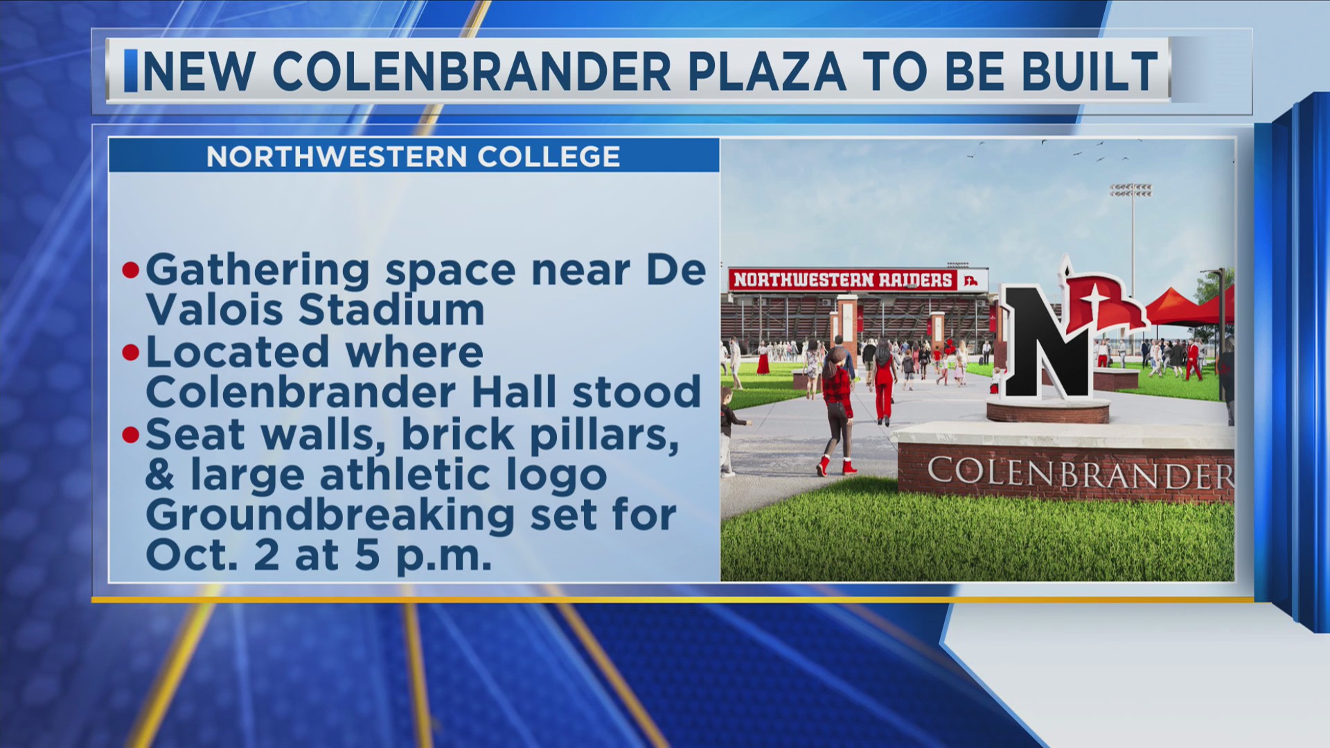 New Colenbrander Plaza To Be Built