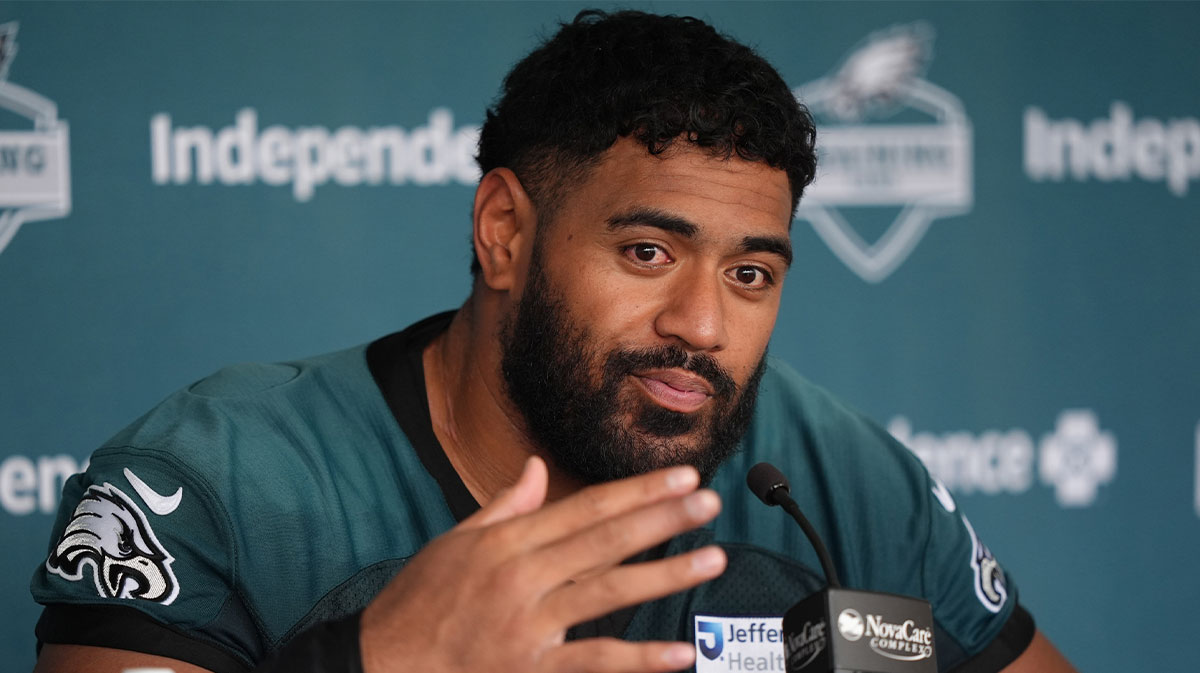 Eagles’ Jordan Mailata wants ‘jail time’ for Tush Push critic