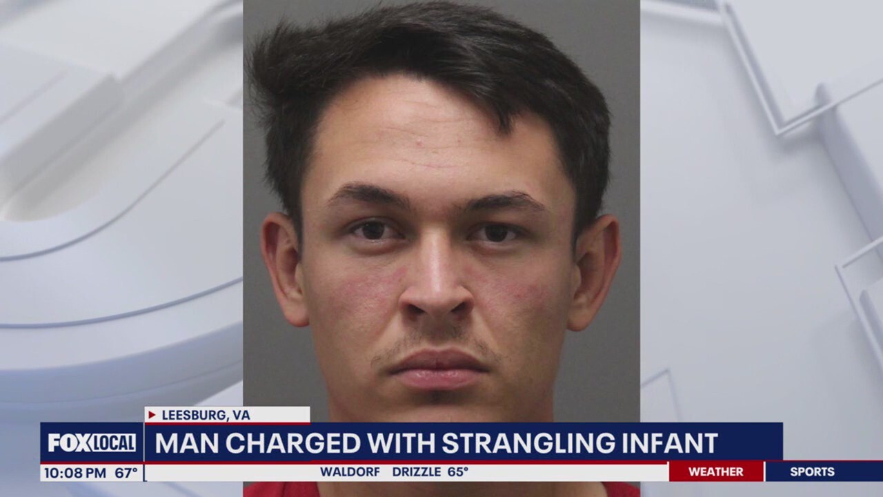 Virginia man charged with strangling infant