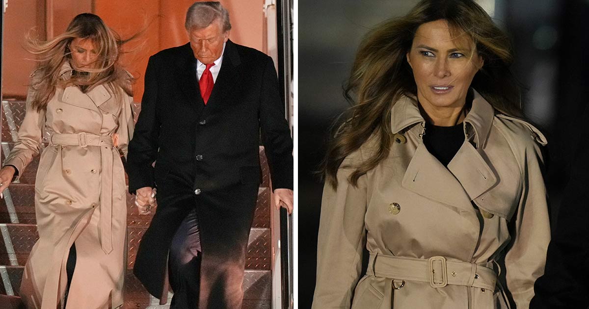 Donald Trump sa två oroväckande ord till Melania