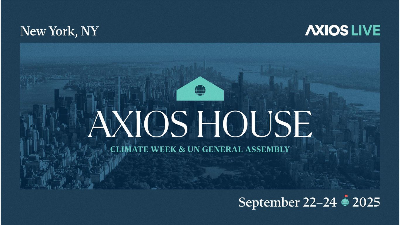 WATCH DAY 1: Axios House at Climate Week & UNGA