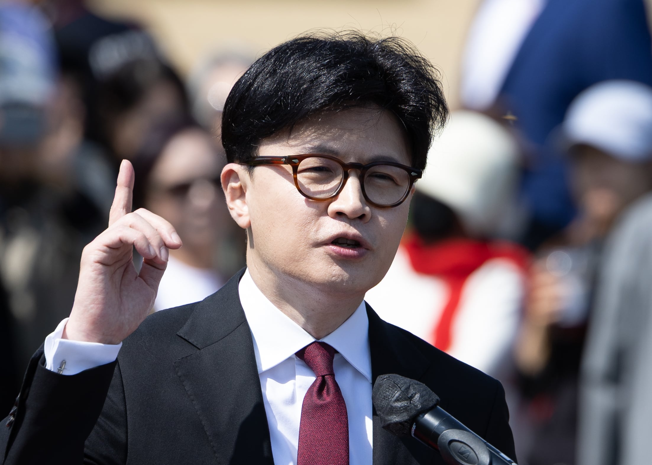 Han Accuses Democratic Party of Abolishing Breach of Trust