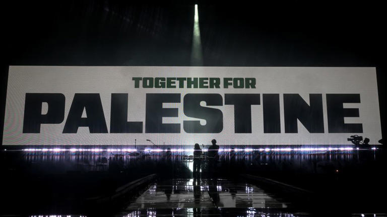 Dozens of celebrities take stage in London for ‘Together for Palestine ...