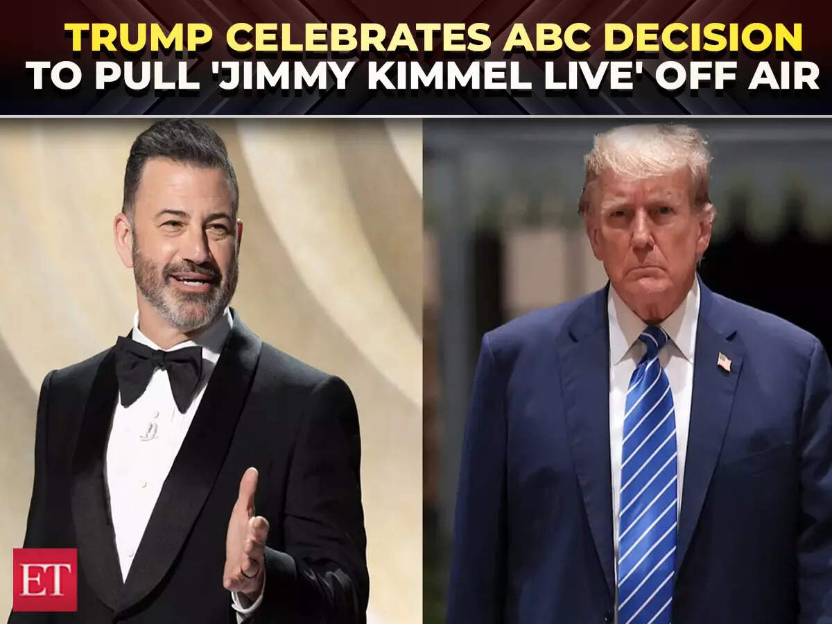 'Great News for America' | Trump mocks Jimmy Kimmel as 'zero talent ...