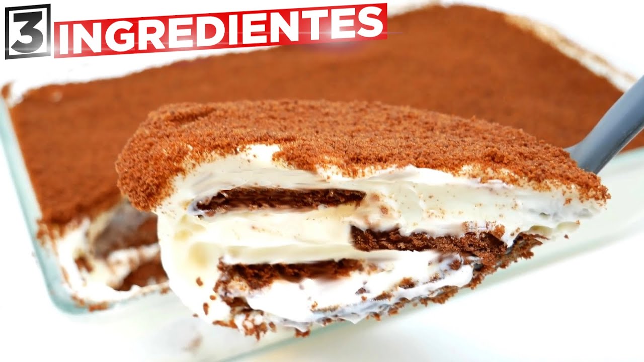 Postre con 3 Ingredientes en 10 Minutos | Súper Fácil