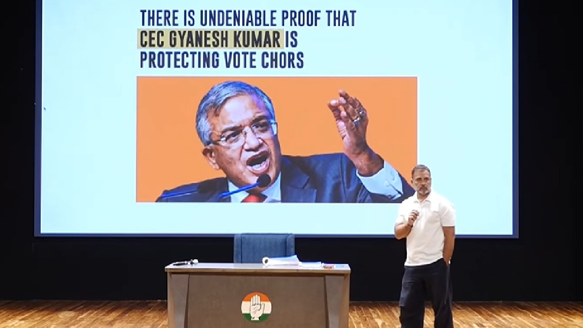CEC Gyanesh Kumar Is Protecting Vote Chors: Rahul Gandhi