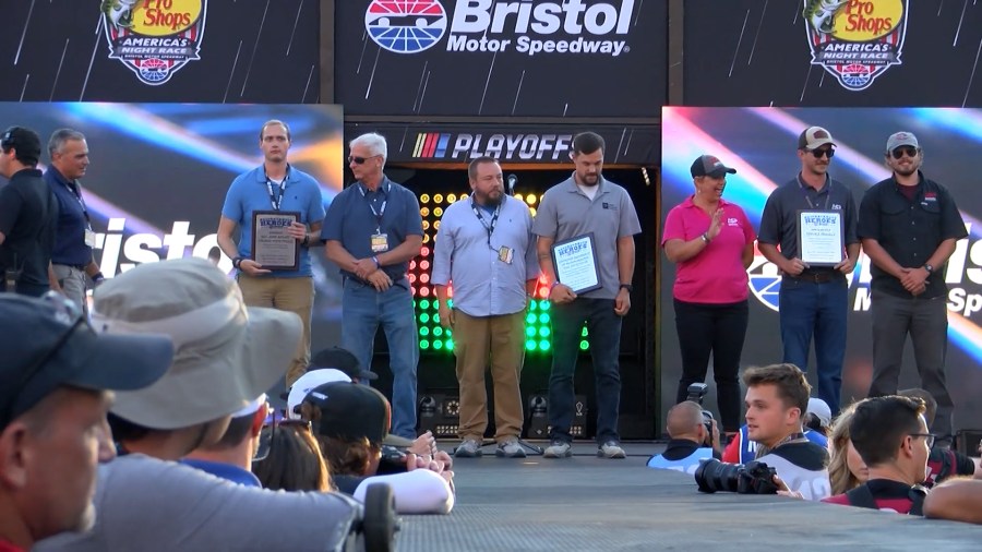 Danville’s God’s Pit Crew honored at Bristol Motor Speedway