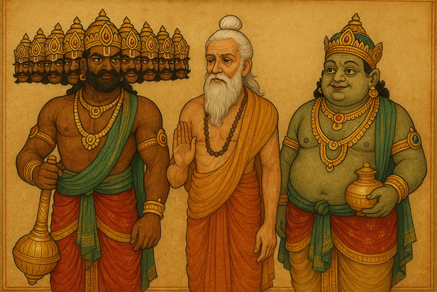 Ravana vs. Kuber: The Tale of Brothers Divided by Ambition