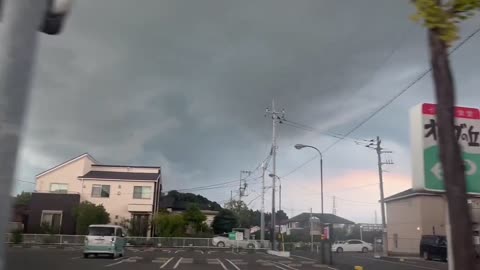Japan: Severe Storms Hit Ibaraki With Lightning, Hail, and Power Outages