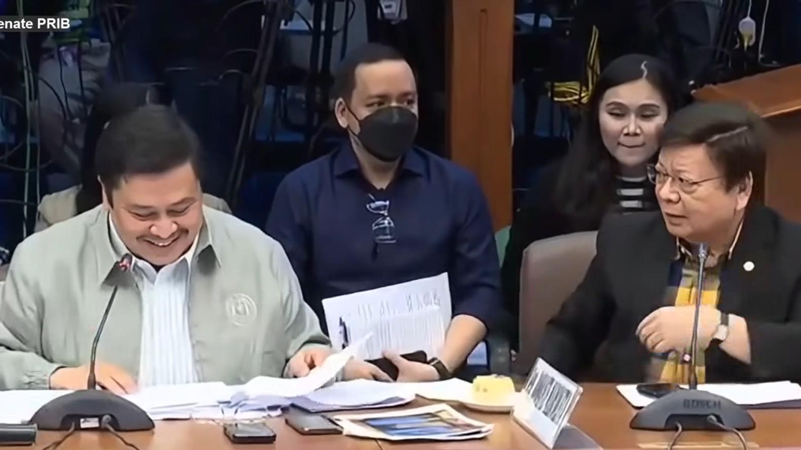 'Talagang safe ka na,' Marcoleta quips as contractor denies links with ...