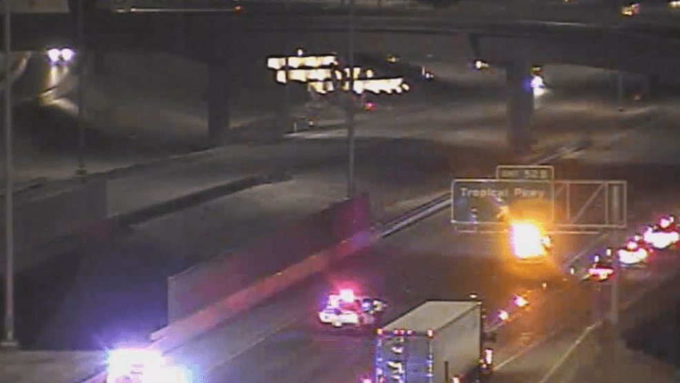1 dead after crash between sedan, semi-truck on I-15 near Las Vegas ...