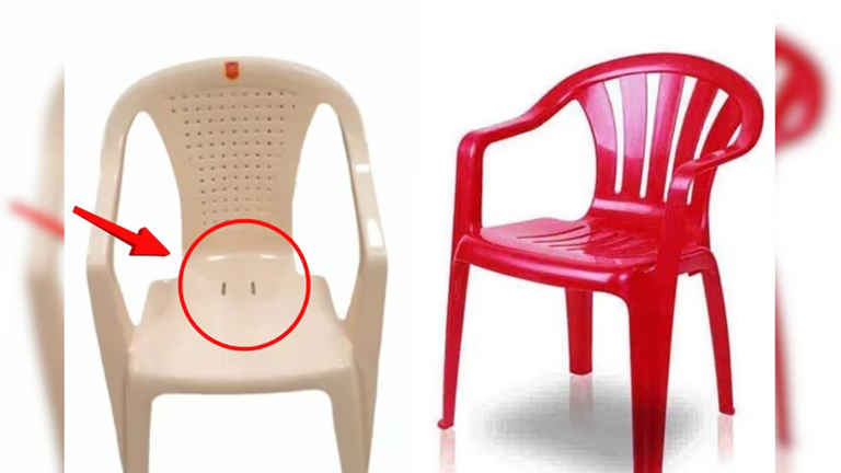 Have you ever wondered why plastic stools and chairs have holes in them? The reason will make ...